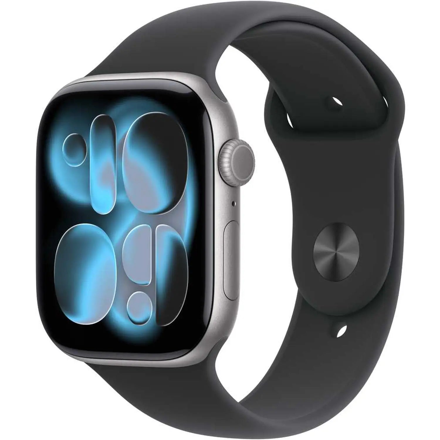 Apple Watch Series 11 GPS, 42mm Space Gray Aluminum Case with Black Sp ...